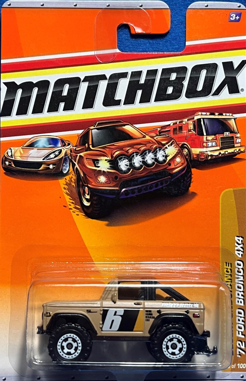 Matchbox™ DESERT ENDURANCE -72 FORD BRONCO 4X4 90 of 100 - Tan - Mike ...