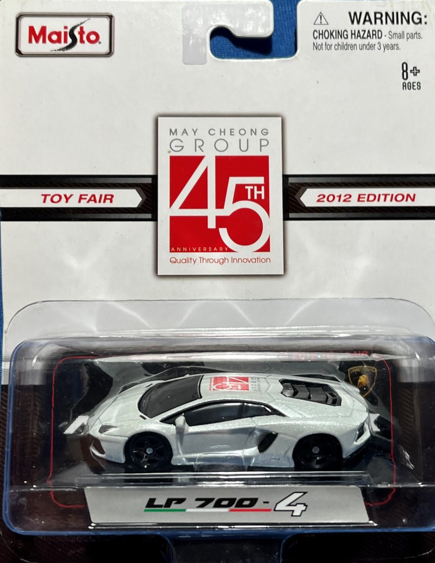 Maisto® Mat Cheong Group 45TH Anniversary 2012 TOY FAIR Car LP 700 ...